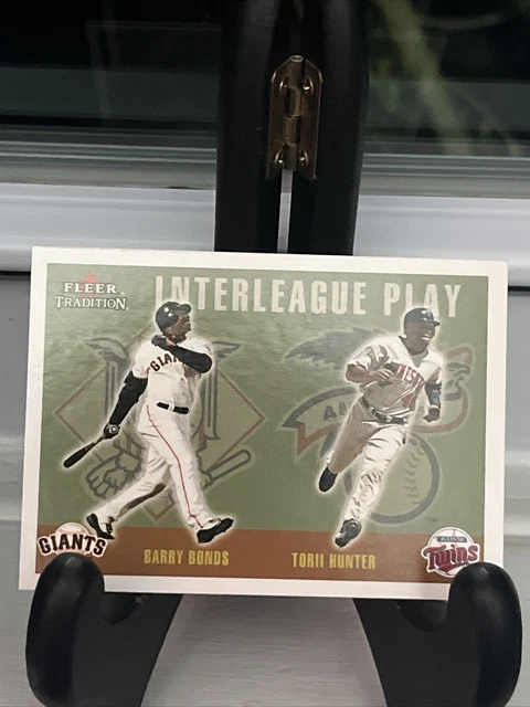2003 FLEER TRADITION Update Interleague Play Barry Bonds Torii Hunter # ...