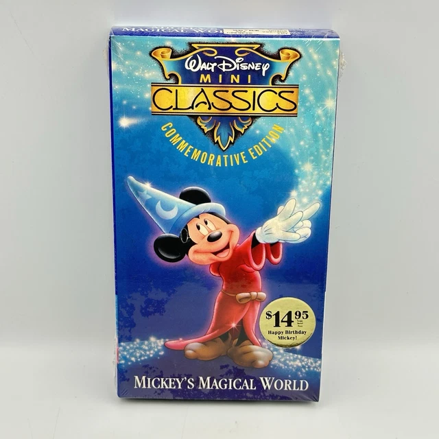 WALT DISNEY MINI Classics Commemorative Edition Vhs Vcr Tape Mickeys ...