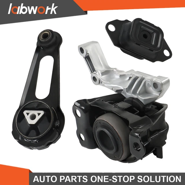 LABWORK ENGINE MOTOR Mounts & Trans Mount 3Pcs Set For Nissan March ...