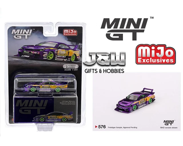 MINI GT NISSAN S15 SILVIA LB-Super Silhouette #555 2022 Formule Drift ...