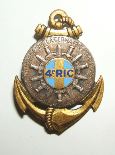 INSIGNE 4° REGIMENT D'INFANTERIE COLONIALE - Drago Paris EUR 10,00 - PicClick FR
