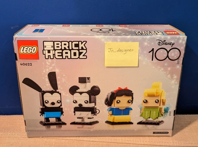 LEGO 40622 DISNEY 100th Celebration Brickheadz Snow White Tinkerbell ...