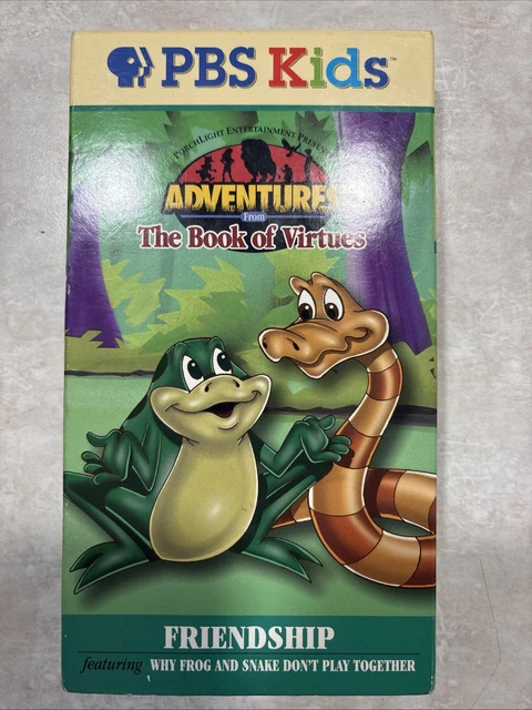 1996 PBS KIDS Friendship Vhs Tape Adventures From The Book Of Virtues £ ...