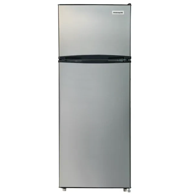 TOP FREEZER REFRIGERATOR Fridge Platinum Design Stainless Spill-Proof 7 ...