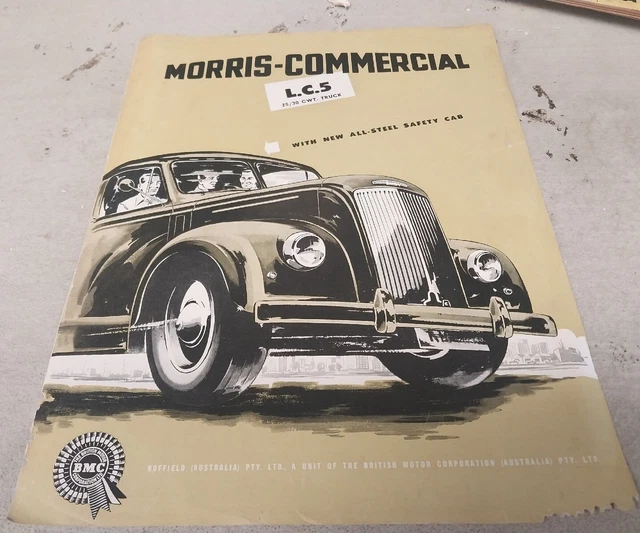 1950S MORRIS COMMERCIAL LC5 TRUCK Original Australian Sales Brochure ...
