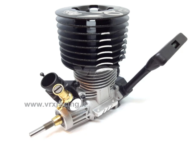 MOTORE ALPHA 28 A Scoppio Completo X Modelli 1-8 Vrx Scarico Posteriore ...