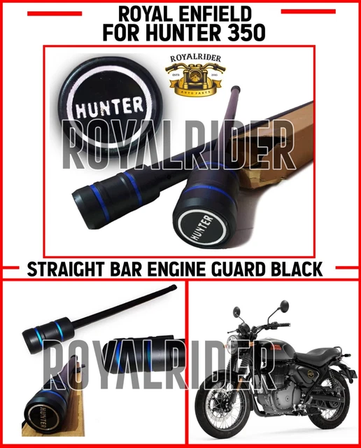 ROYAL ENFIELD HUNTER 350 STRAIGHT BAR ENGINE GUARD, BLACK $64.00 ...