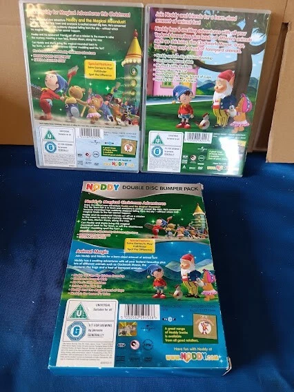 NODDY'S MAGICAL CHRISTMAS Adventure & Animal Magic Double Disc DVD ...