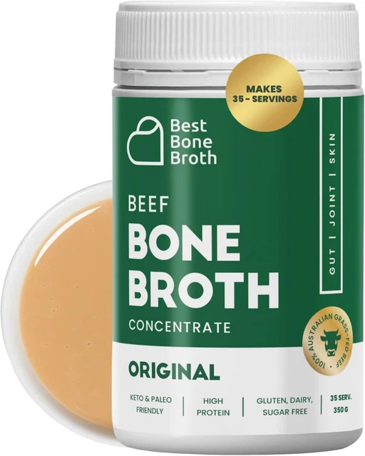 BEEF BONE BROTH Concentrate | Help Improve Joints, Skin, & Gut | Liquid ...
