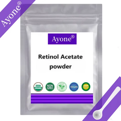 HIGH QUALITY VITAMIN A Retinol Acetate Powder (Skin Care Antioxidant ...