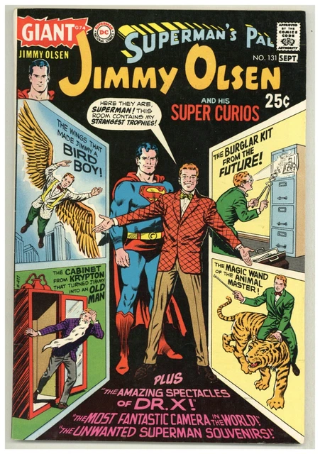 SUPERMAN'S PAL JIMMY Olsen 131 (68 pg GIANT) 50s/60s rep 1970 DC Comics ...