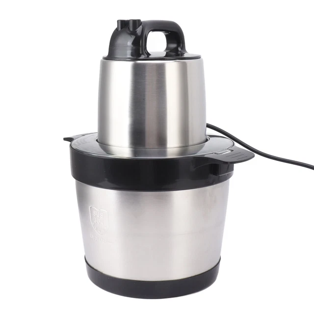 ELECTRIC FOOD CHOPPER 1000W UK Plug 220V 8L Stainless Steel Meat ...
