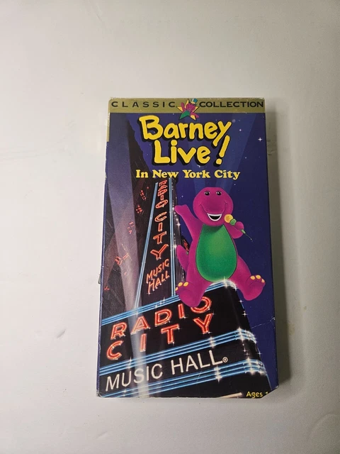 BARNEY - LIVE In New York City (VHS, 1994, Classic Collection) £6.94 ...