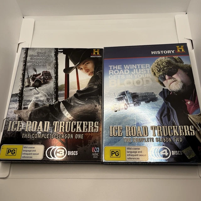ICE ROAD TRUCKERS Season 1 And 2 DVD Series, VGC, Region 4, Free ...