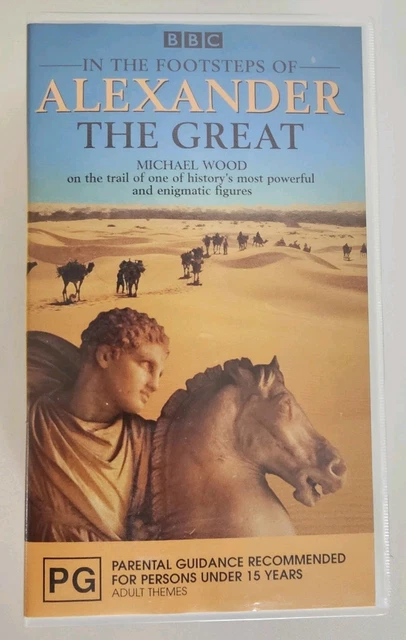 IN THE FOOTSTEPS Of Alexander The Great VHS Double VHS Set, PG, BBC ...