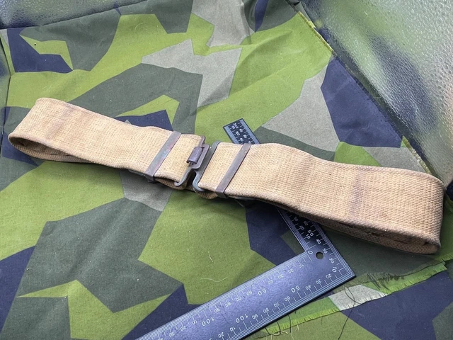 ORIGINAL BRITISH ARMY WW2 37 Pattern Webbing Belt - Approx 36" Waist £ ...