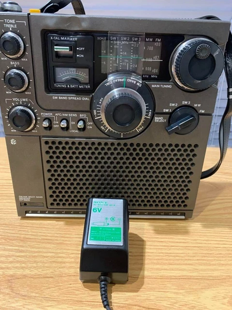 SONY ICF-5900 FM/AM Multi Band Short Wave Radio Receiver Audio junk ...