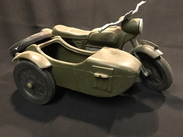 VINTAGE ACTION MAN . Cherilea Motorbike and sidecar. £15.00 - PicClick UK