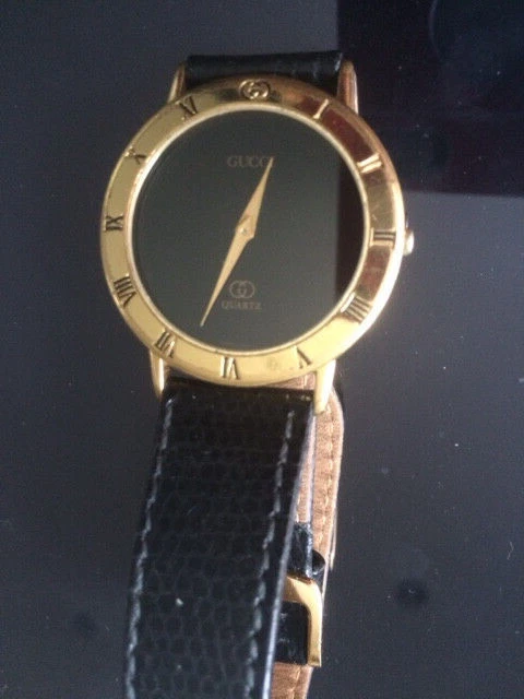 GUCCI VINTAGE WATCH Model. 3000M. 18K Gold Plated. £275.00 - PicClick UK