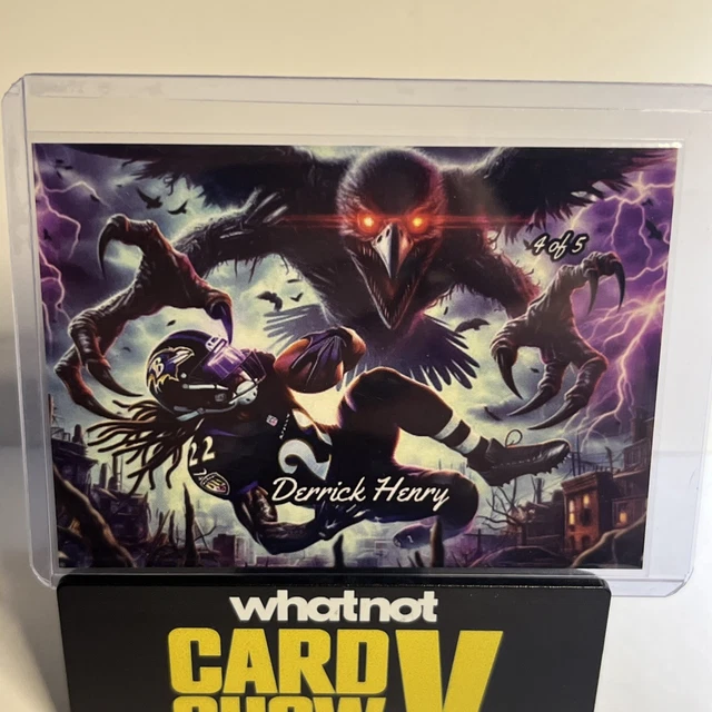 DERRICK HENRY 2025 Customheat Anime Card Raven 4 of 5 £26.65 - PicClick UK