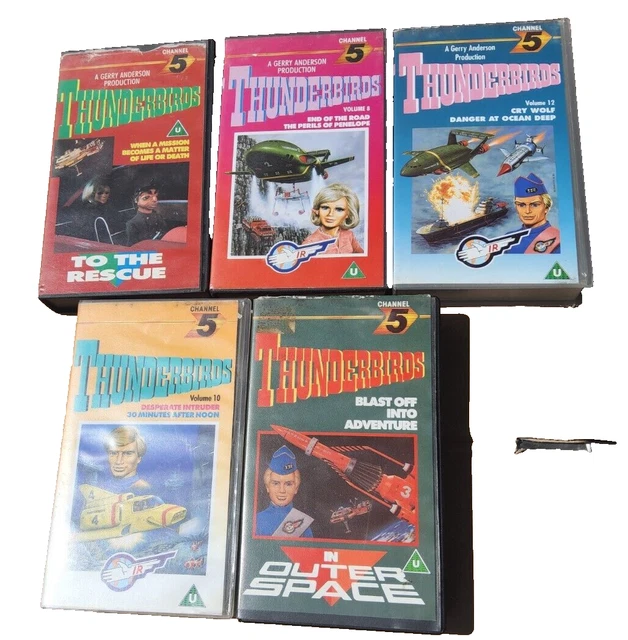 THUNDERBIRDS COLLECTION of VHS Video Tapes PAL bargain 5 x bundle £11.73 - PicClick UK