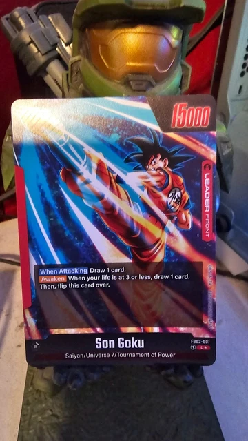 SON GOKU LEADER L FB02-001 arte alternativa Dragon Ball Fusion World: aura fiammeggiante EUR 167 ...