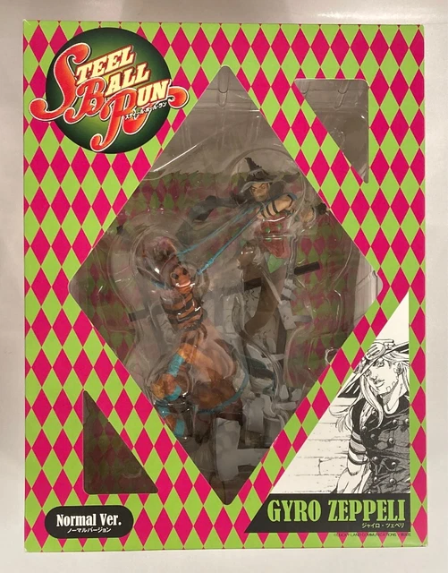 HIGH STANDARD STATUE JoJo Steel Ball RUN Gyro Zeppeli Figure Normal Ver ...