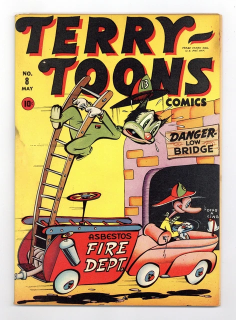 TERRY-TOONS COMICS #8 GD/VG 3.0 1943 EUR 93,05 - PicClick FR