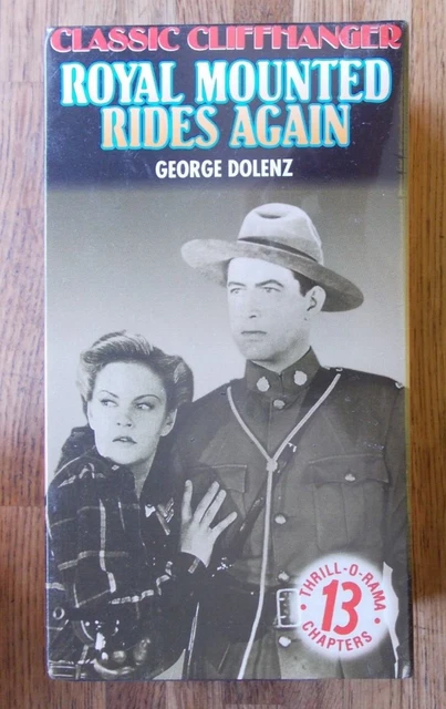 ROYAL MOUNTED RIDES Again George Dolenz Classic Cliffhanger Vhs New ...