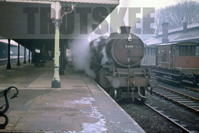 35MM SLIDE BR British Railways Steam Loco 62011 Class K1 Alnmouth c1965 ...