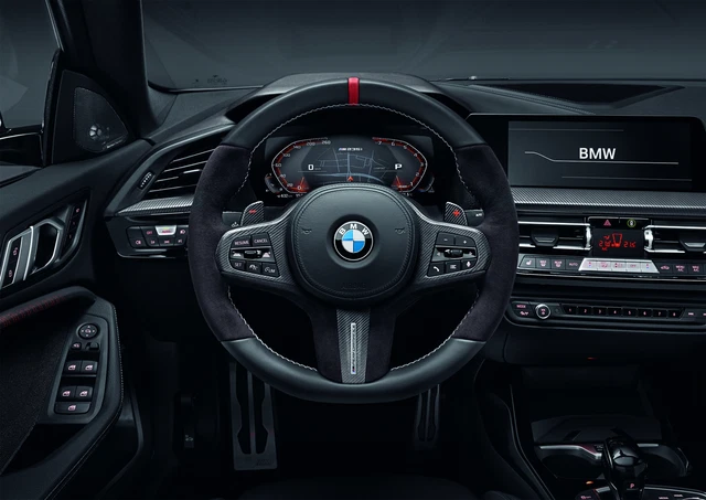 BMW GENUINE M Performance Steering Wheel Cover Alcantara Carbon ...