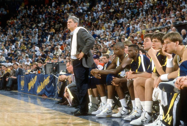 HEAD COACH BILL Frieder University of Michigan looks on du- Basketball ...