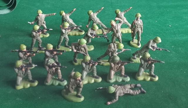 BRITAINS WW2 BRITISH Infantry Figures × 21 £8.90 - PicClick UK