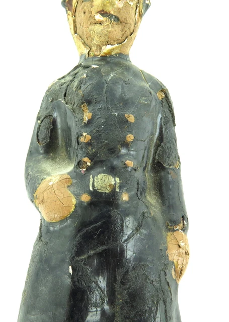 .RARE / LARGISH / 1800s LONDON BOBBY PLASTER ENCASED TOY FIGURE ...