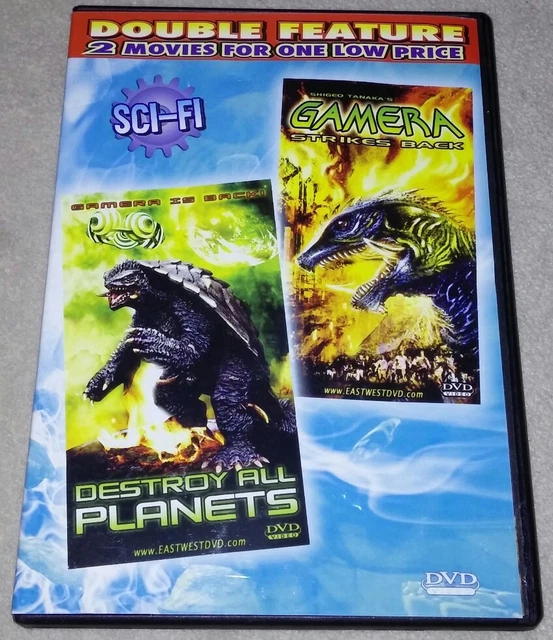 GAMERA VS GAOS/GAMERA the Invincible RARE double feature DVD Eastwest video EUR 17,31 - PicClick IT