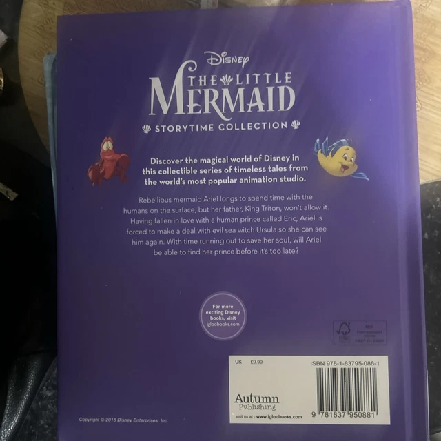 DISNEY PRINCESS - The Little Mermaid: Storytime Collection (Stor £0.99 ...