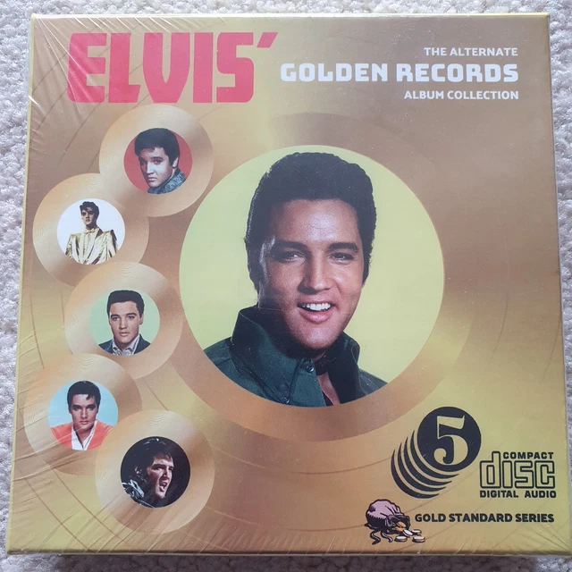 ELVIS PRESLEY -&THE Alternate Golden Records Album Collection" New 5Cd ...