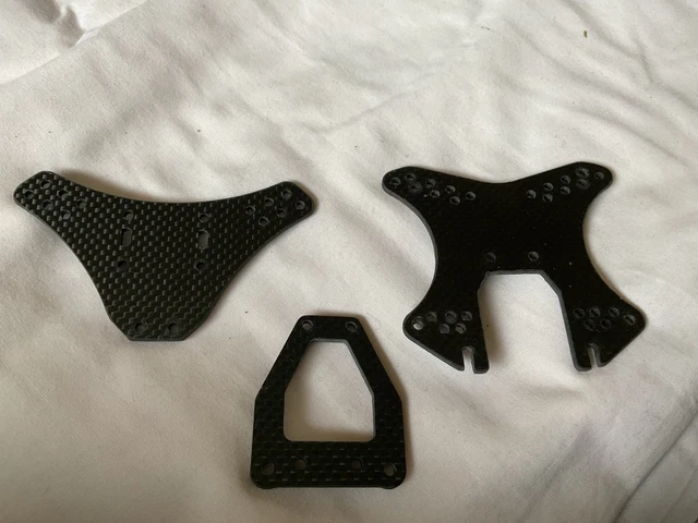 SCHUMACHER COUGAR 2000 New Fibrelyte Shock Towers and Front Brace £28. ...