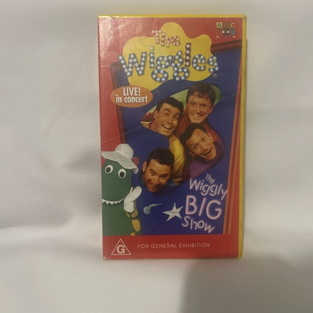ABC THE WIGGLES Live In Concert The Wiggly Big Show (G, VHS, 1999) Pre ...