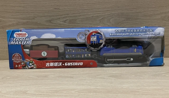 THOMAS & FRIENDS Trackmaster Motorised Engine Gustavo GHK78 Damaged Box ...
