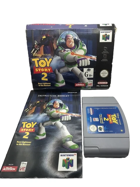 TOY STORY 2 Nintendo 64 Game N64 1999 PAL Disney Pixar Box and Manual ...