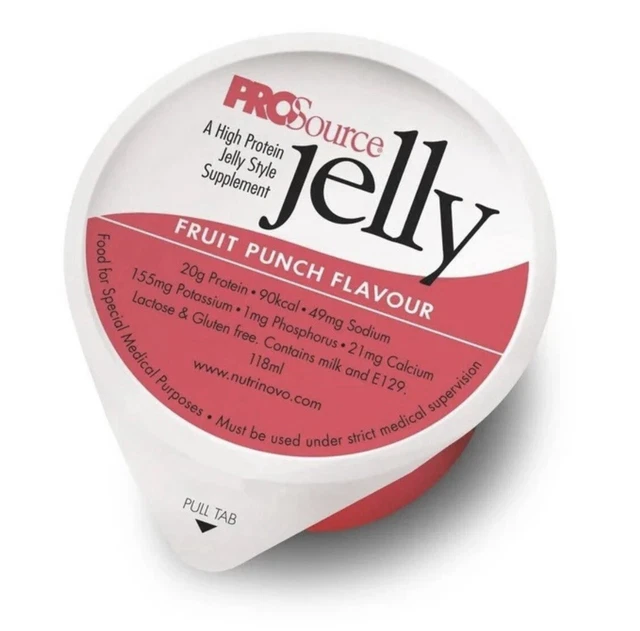 PROSOURCE PROTEIN JELLY Fruit Punch protein bar replacement protein ...