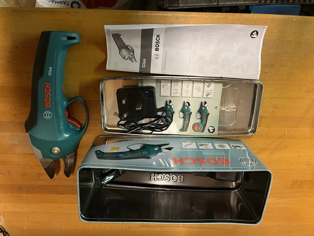 BOSCH CISO 3.6V Lithium-Ion Cordless Electric Secateurs £141.08 ...