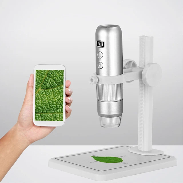 MS4 DIGITAL MICROSCOPE For Watch Phone Repair Coin Magnifier 8*LED ...