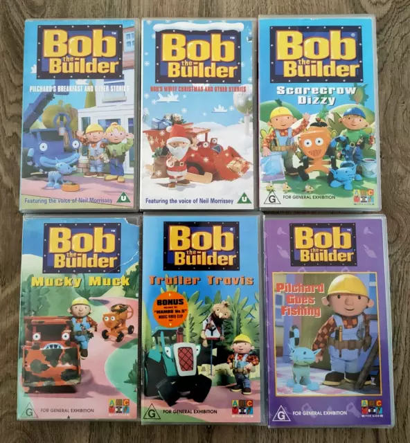 BOB THE BUILDER Bundle x 7 VHS Tapes PAL Tested EUR 22,06 - PicClick FR BOB THE BUILDER Bundle x 7 VHS Tapes PAL Tested EUR 22,06 - PicClick FR