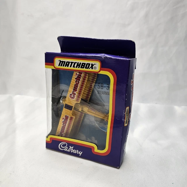MATCHBOX BOEING SB-39 Stearman Cadburys Crunchie Flying Circus 1991 ...