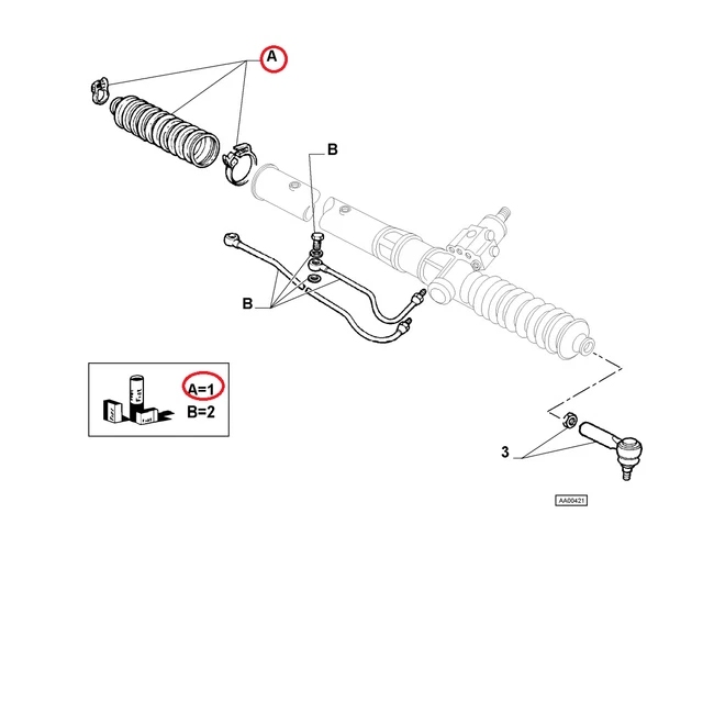 ORIGINAL HEADSET KIT Steering Box Fiat Ducato 9941077 $130.63 - PicClick CA