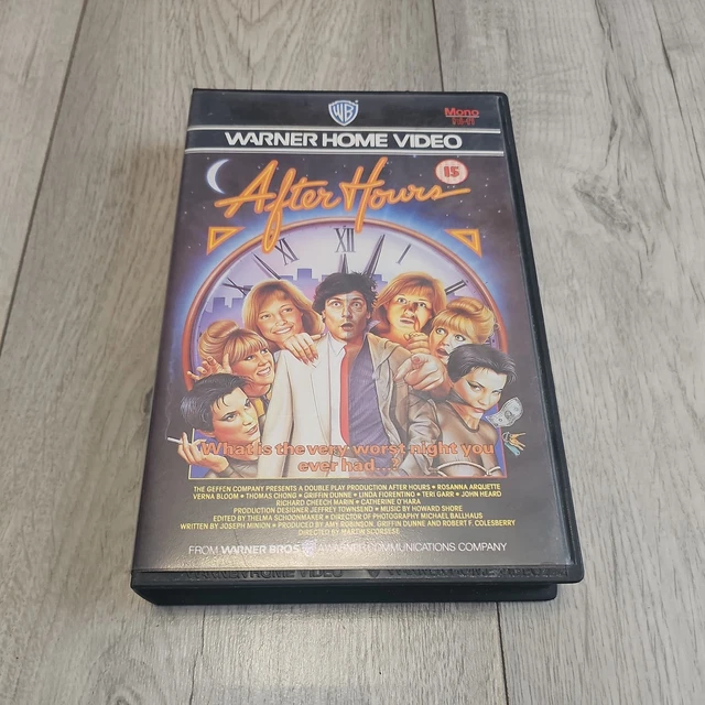 AFTER HOURS (VHS) 1985 Original Big Box Rosanna Arquette, Martin ...