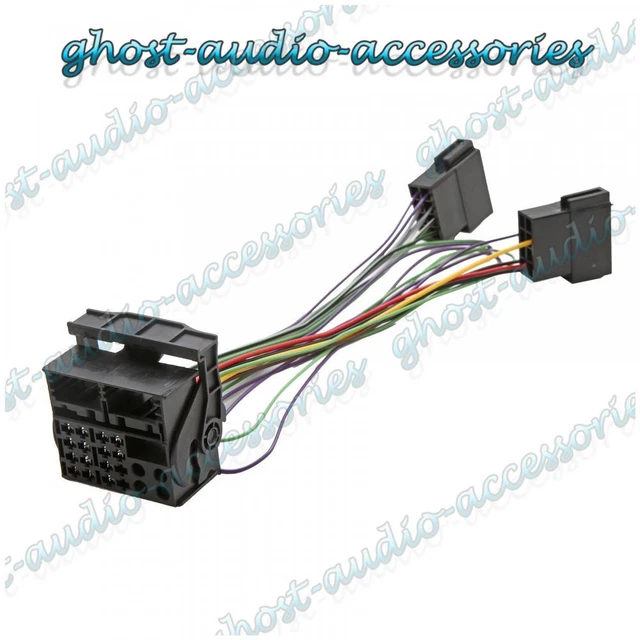 AUDI MFD2 RÉTRO Pour Adaptateur Harnais Câblage Câble Iso À Quadlock ...