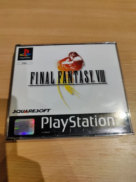 FINAL FANTASY VIII Black Label Sony PS1 PlayStation 1 PAL Rare Version ...